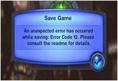 Fix Sims 3 Error Code 12 When Saving your game