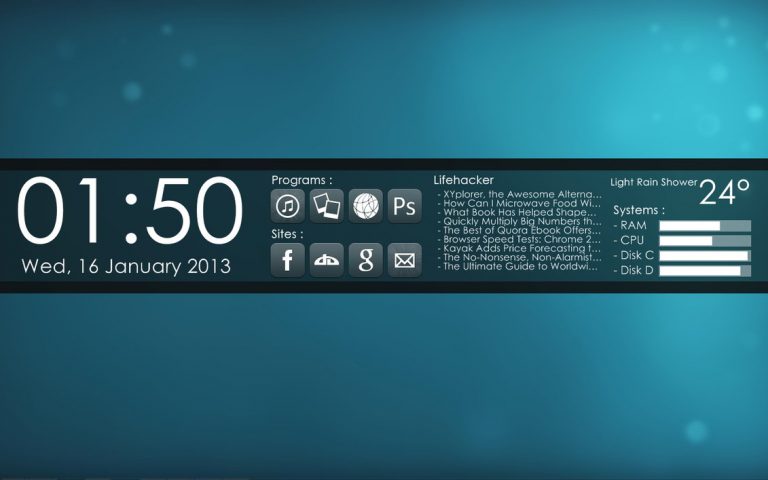 25+ Best Robust RainMeter Skins (2025) for Windows 10,8.1,7