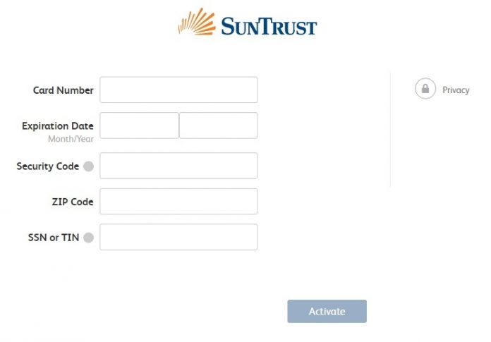 【SunTrust Card Activation】www.suntrust.com/activatemycard | Technofizi.net