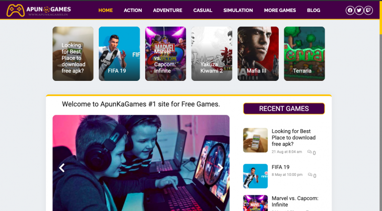 Apunkagames Alternatives - Best Free Games Downloading Sites