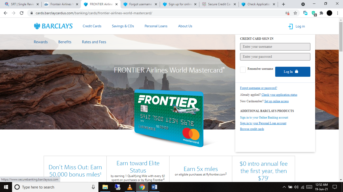 Frontier Credit Card Login, Bill Payment and Customer Support