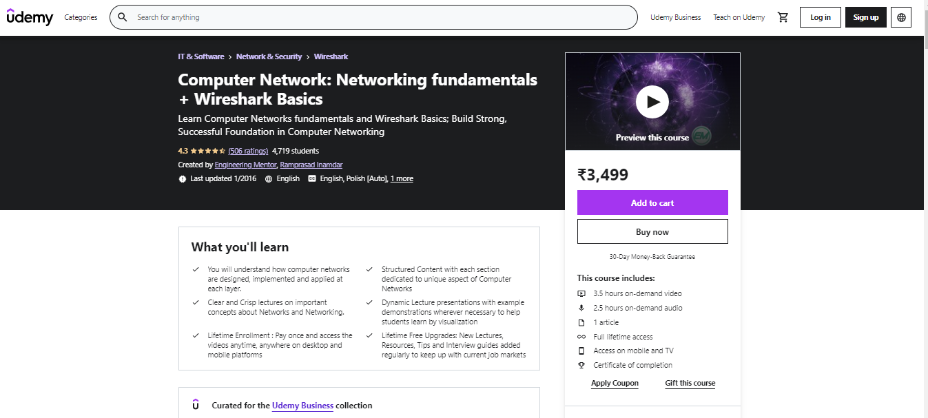 Top 10 Best Free Computer Networking Courses with Certifictaion