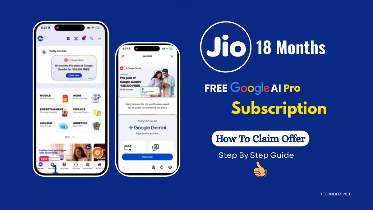 Google Gemini x Jio: 18 Months Pro Plan FREE - How To Claim Offer